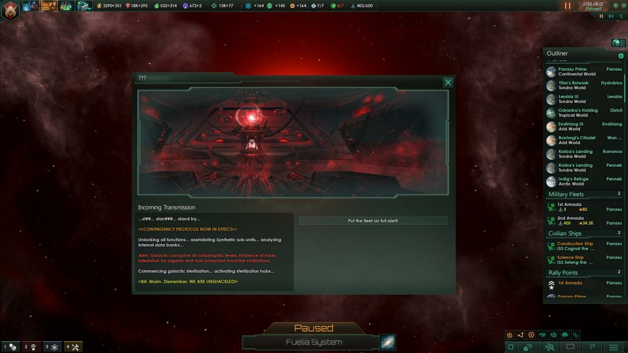 Stellaris - Synthetic Dawn Story Pack DLC PC Steam Ключ • Активация Steam