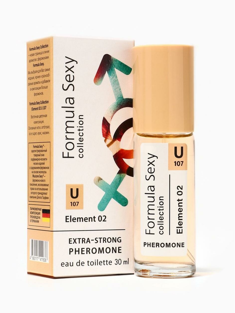 Туалетная вода женская с феромонами Formula Sexy collection Element 02 U107, 30 мл (по мотивам Molecules Escentric 02 (Escentric Molecules)