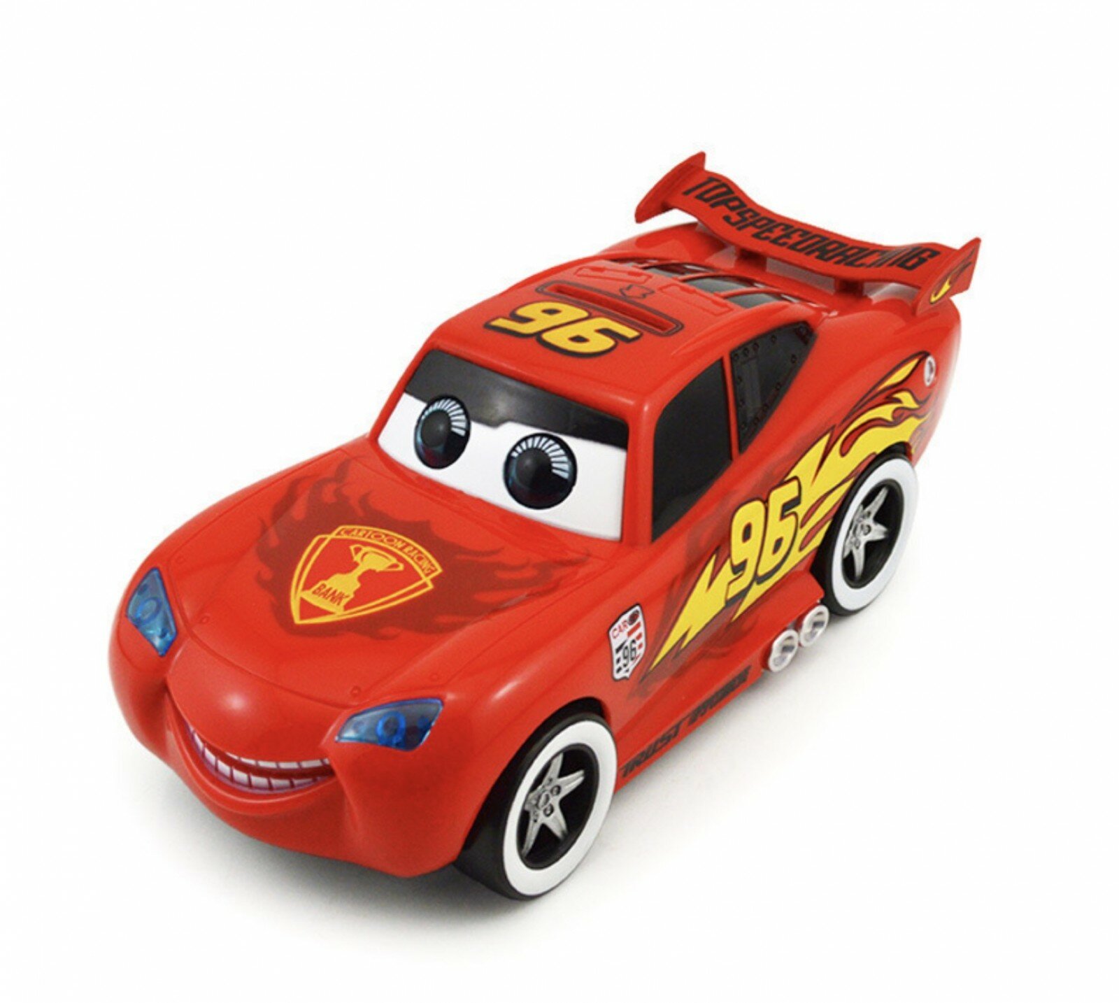 Копилка MyPads машинка Молния Маккуин из Тачек с эффектами и замком для детей