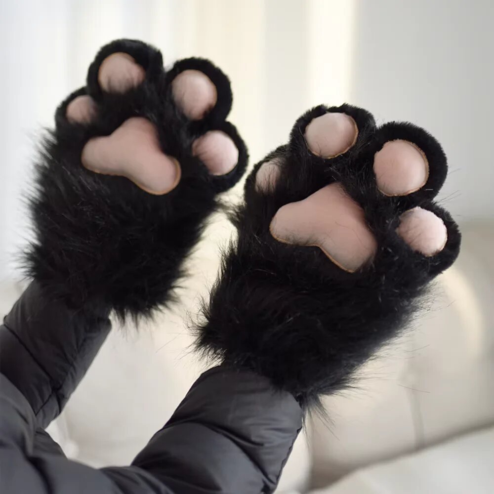 Wow chan Kig Furry Fursuit Paw Полиэстер A3