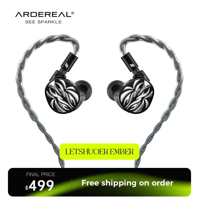 LETSHUOER Ember Hi-Fi проводные наушники