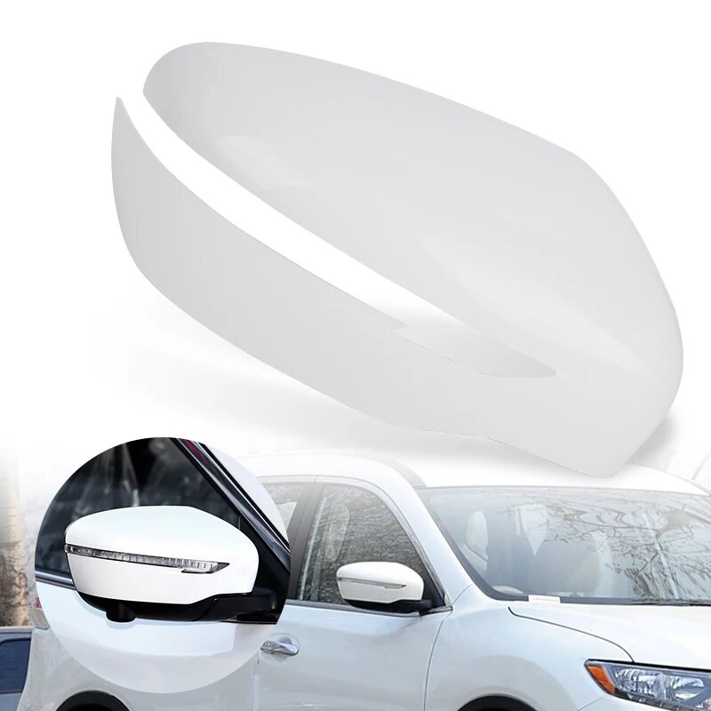 Крышка бокового зеркала для Nissan Qashqai J11 X-Trail Rogue Murano Pathfinder, White Right