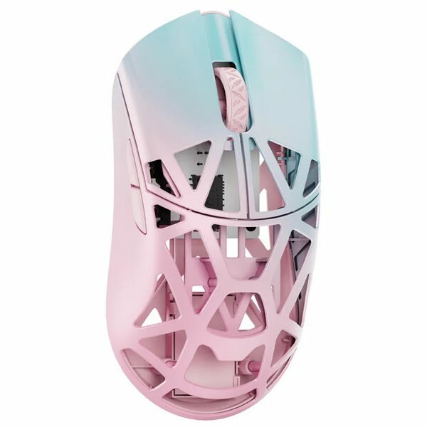 Wlmouse Beast X Max Omron Solid Sides, розовый/голубой, игровая беспроводная мышь