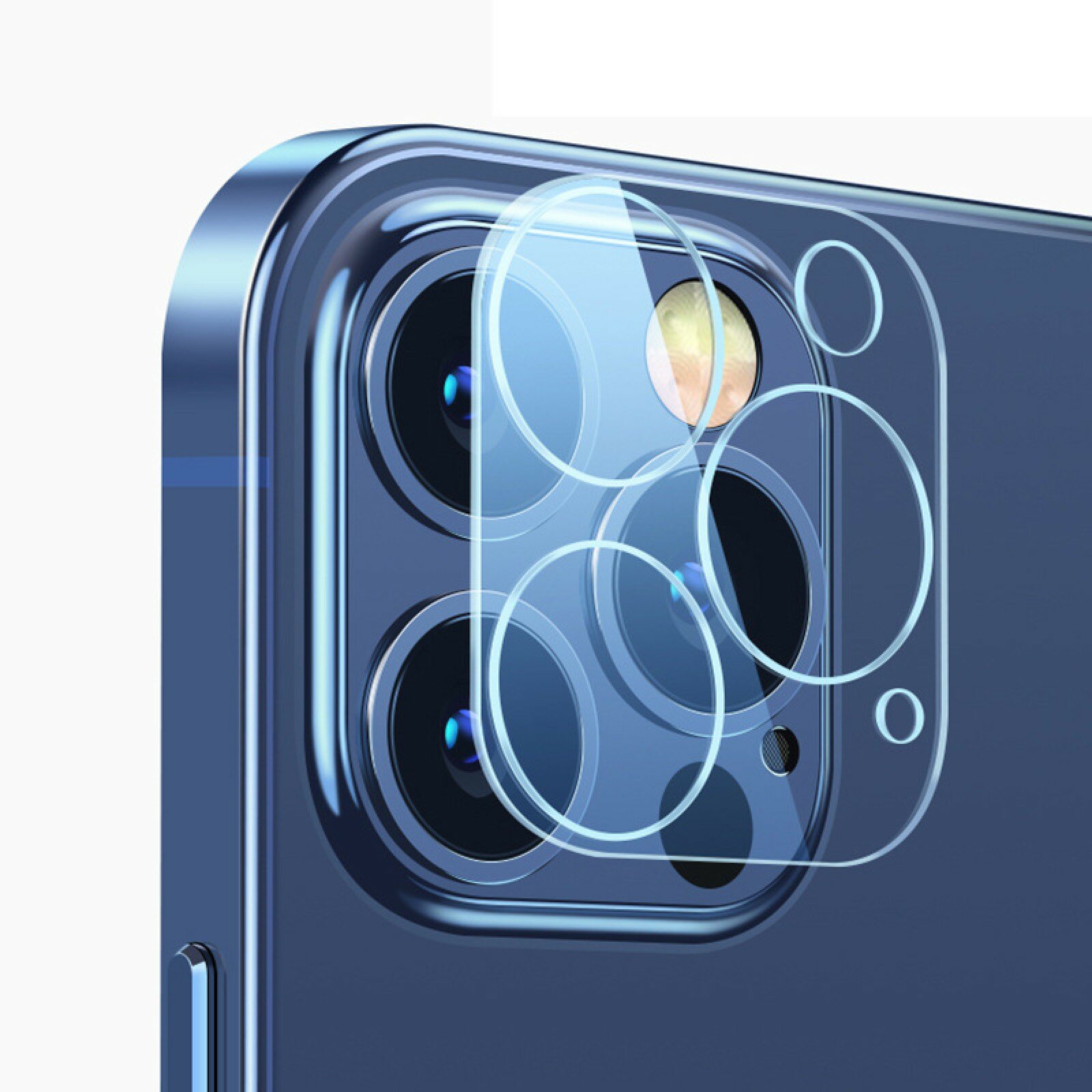 Защитное стекло MyPads для объектива камеры IPHONE 14 Pro MAX с олеофобным покрытием