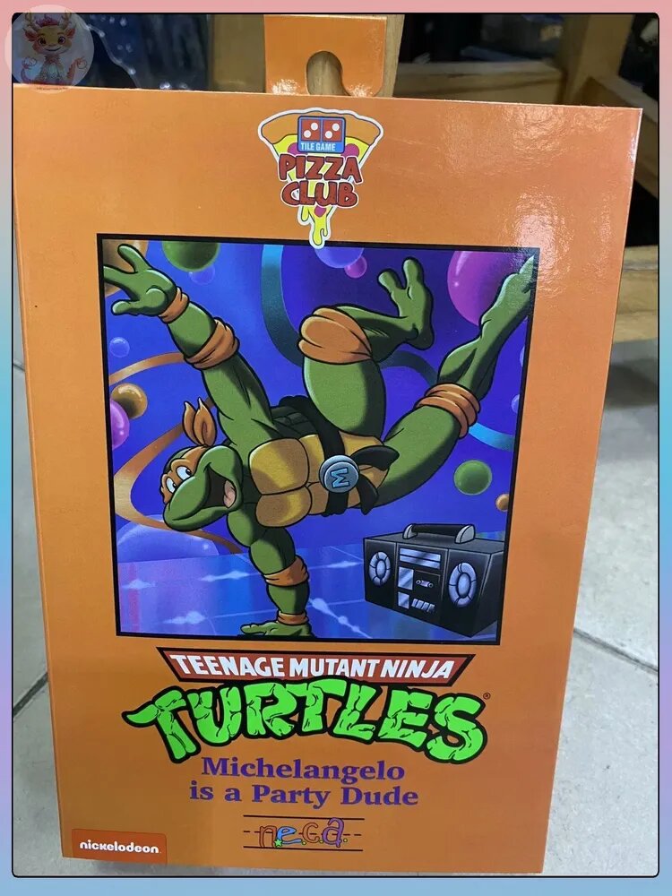 Фигурка Teenage Mutant Ninja Turtles Michelangelo Chef Edition TMNT, коллекционная игрушка для мальчиков, пластик — фото 1