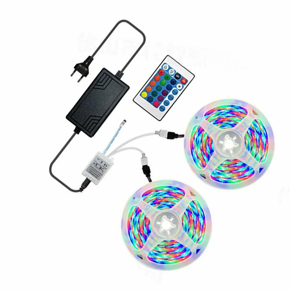 Светодиодная лента RGB для кафе, пульт дистанционного управления, 12V — фото 1