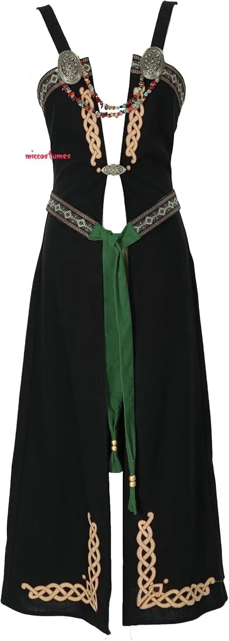 Женский костюм викинга из льняной смеси L