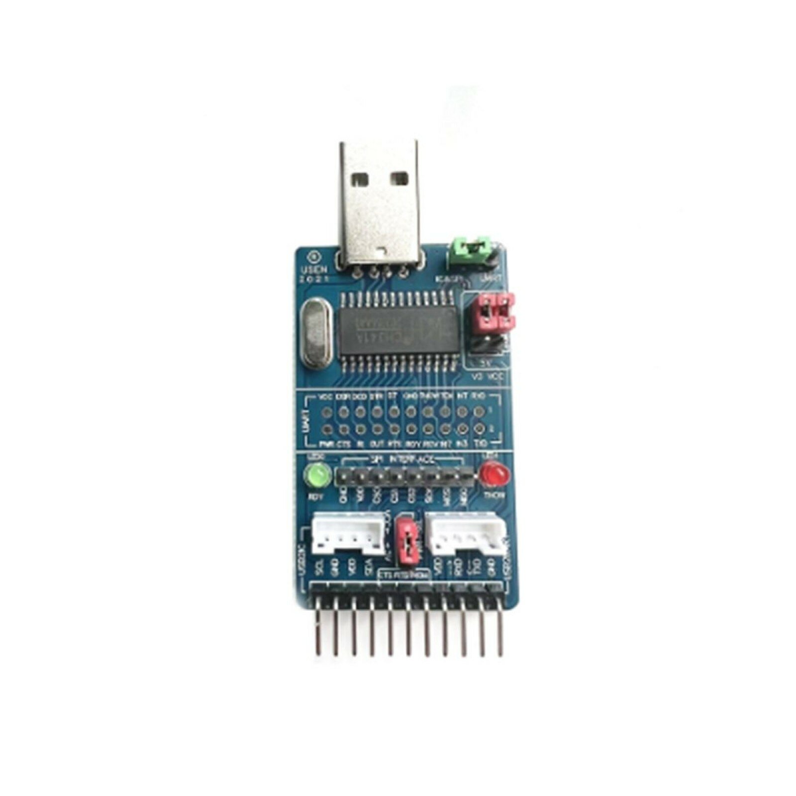 USB-адаптер MyPads CH341A с поддержкой I2C, SPI, UART, TTL и ISP интерфейсов