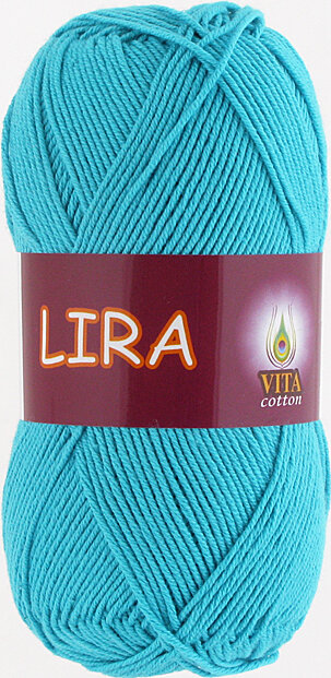 Пряжа Vita Lira (3 мотка) 5022 бирюзовый