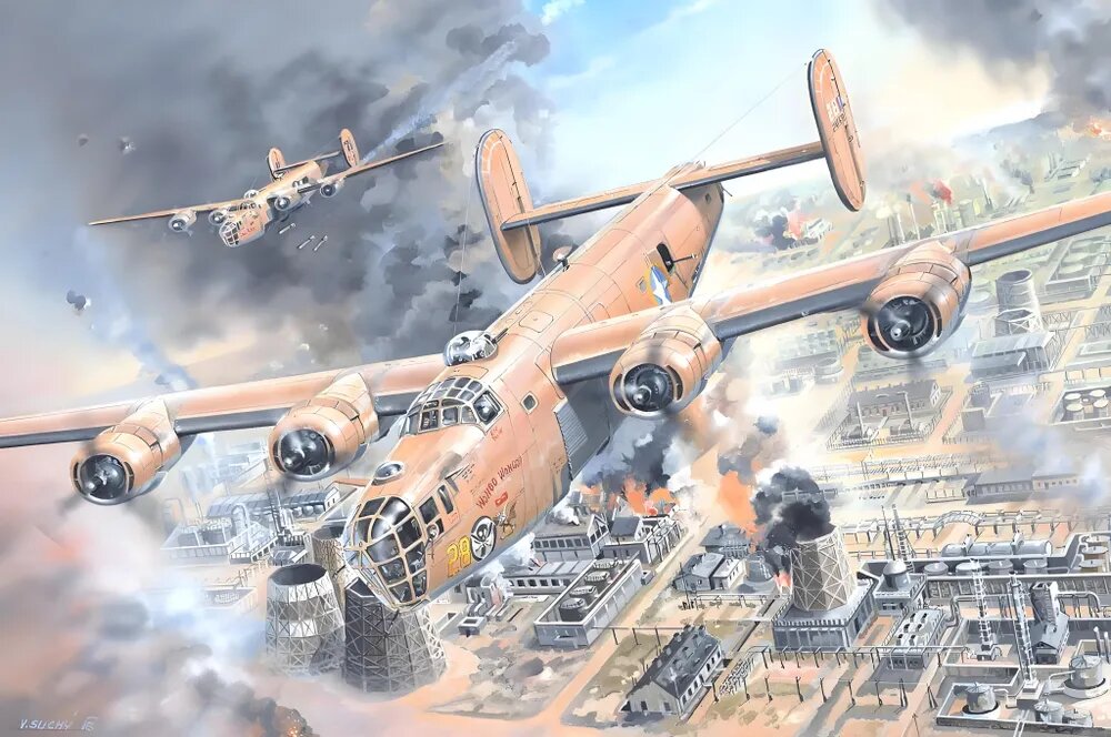 Hobby Boss 83212 1/32 Американский бомбардировщик B-24D Liberator