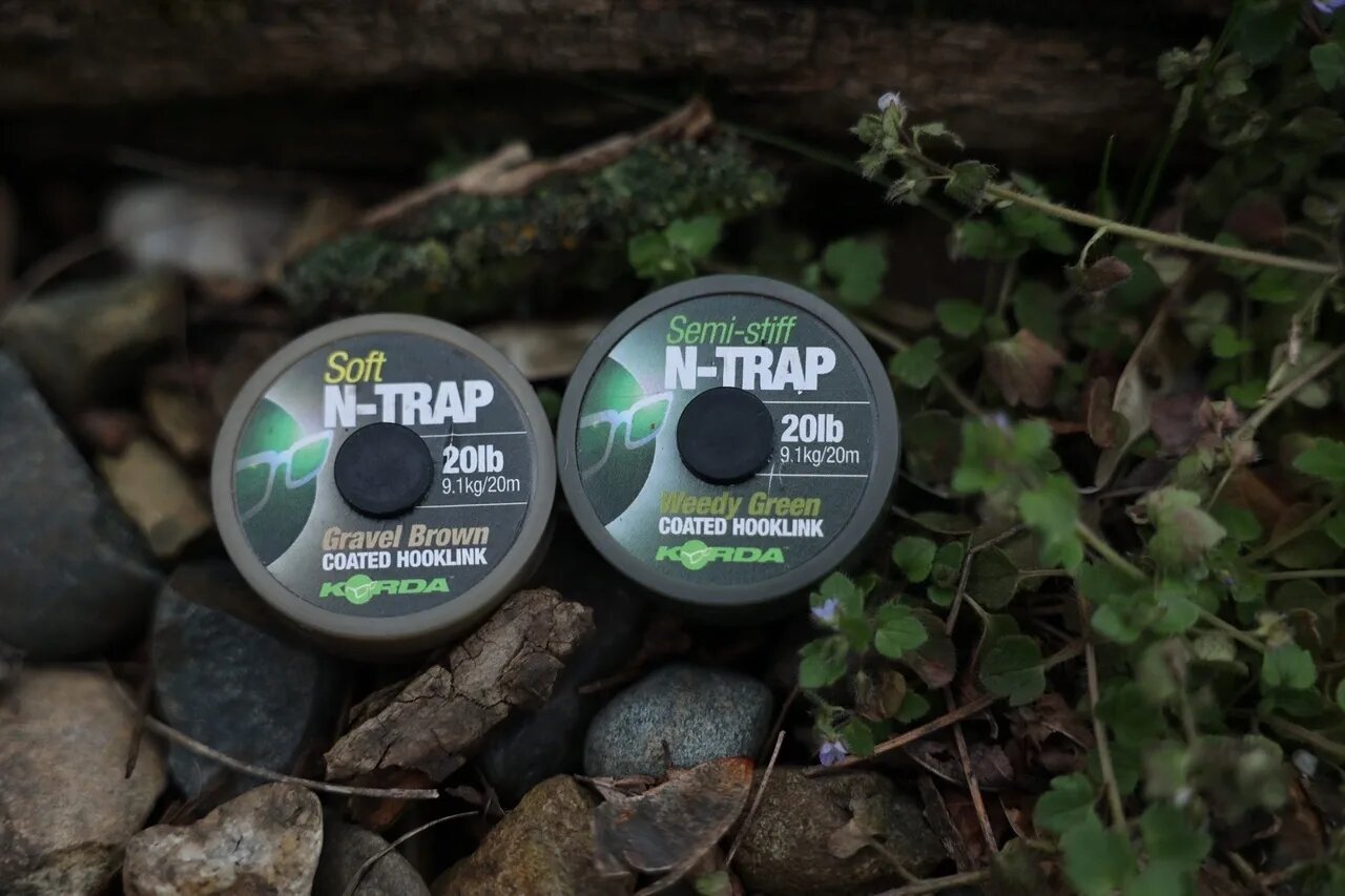 KORDA Поводковый материал N-Trap Soft Gravel 20lb 20м