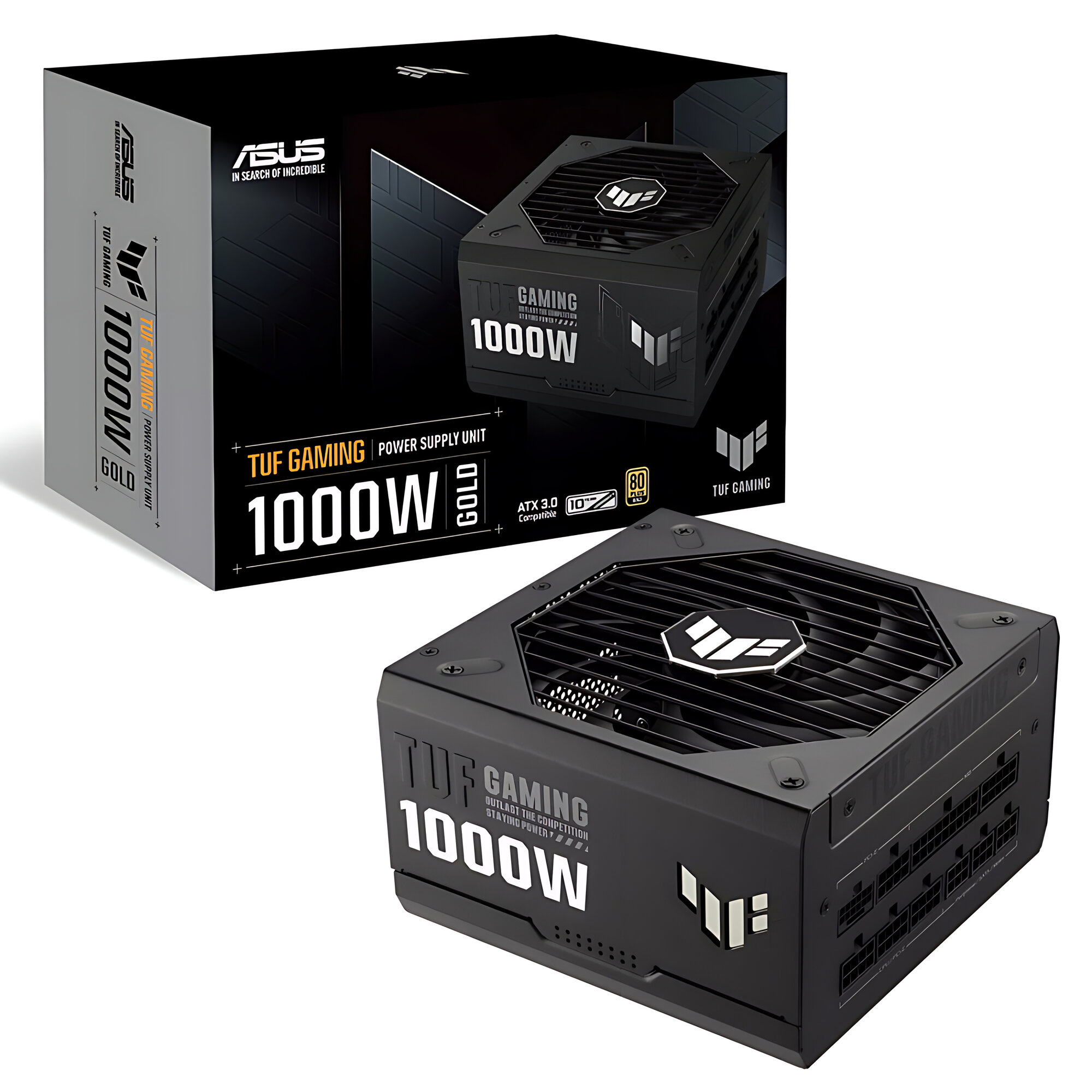 Блок питания ASUS 1000W TUF-GAMING-1000G, модульный, PCIe 5.0, 80 PLUS Gold (90YE00S1-B0NA00)