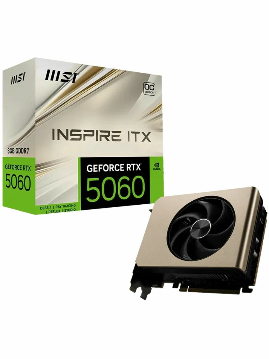 Видеокарта MSI GeForce RTX 5060 8G Inspire ITX OC