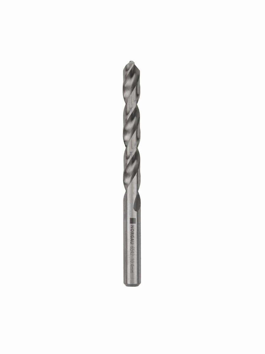 Сверло спиральное NORGAU industrial по металлу 10.4 мм, Z2, HSS