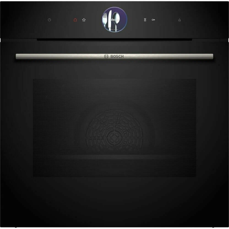 Духовой шкаф электрический с паром Bosch HSG7364B1, термощуп, каталитическая очистка, черный (Германия)