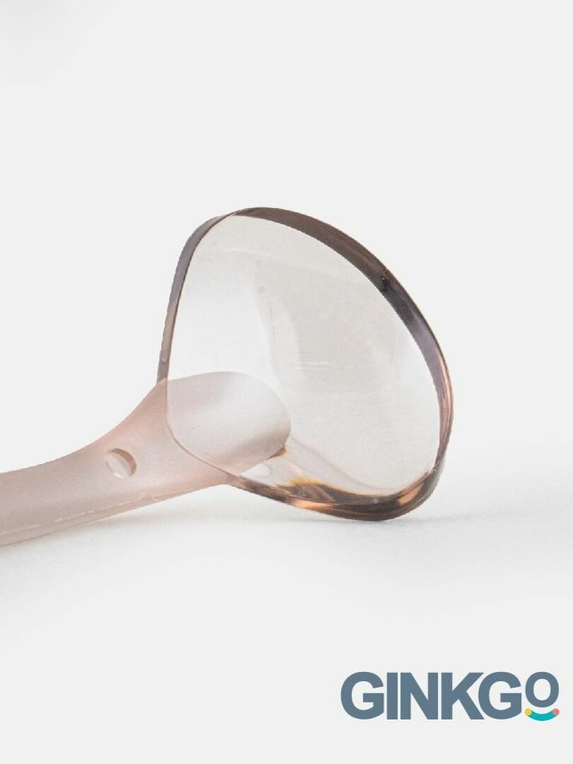 Скребок для очистки языка мягкий и приятный, Flipper GINKGo розовый, пудровый