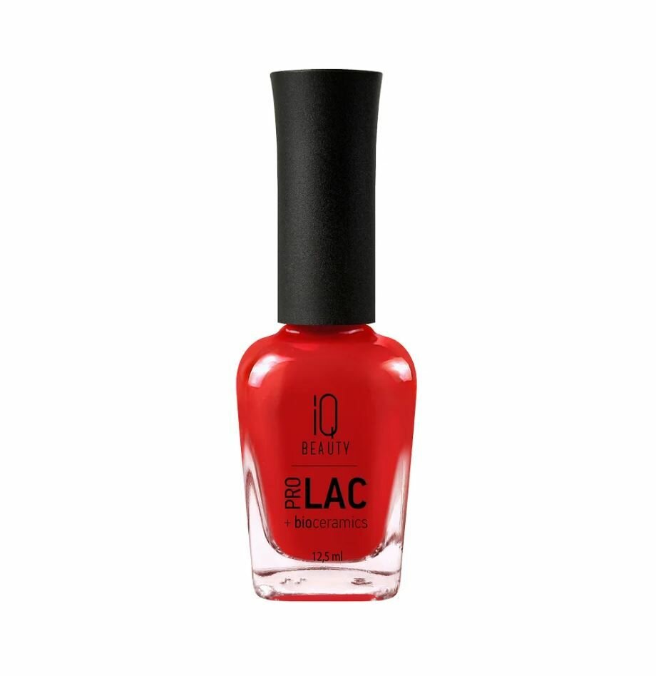IQ Beauty, Лак для ногтей ProLac + Bioceramics №182 Go to red