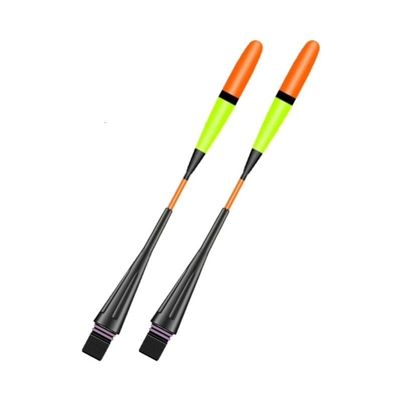 Светодиодные поплавки для ночной рыбалки, 2 шт, Плавающий цвет хвоста - Три глаза