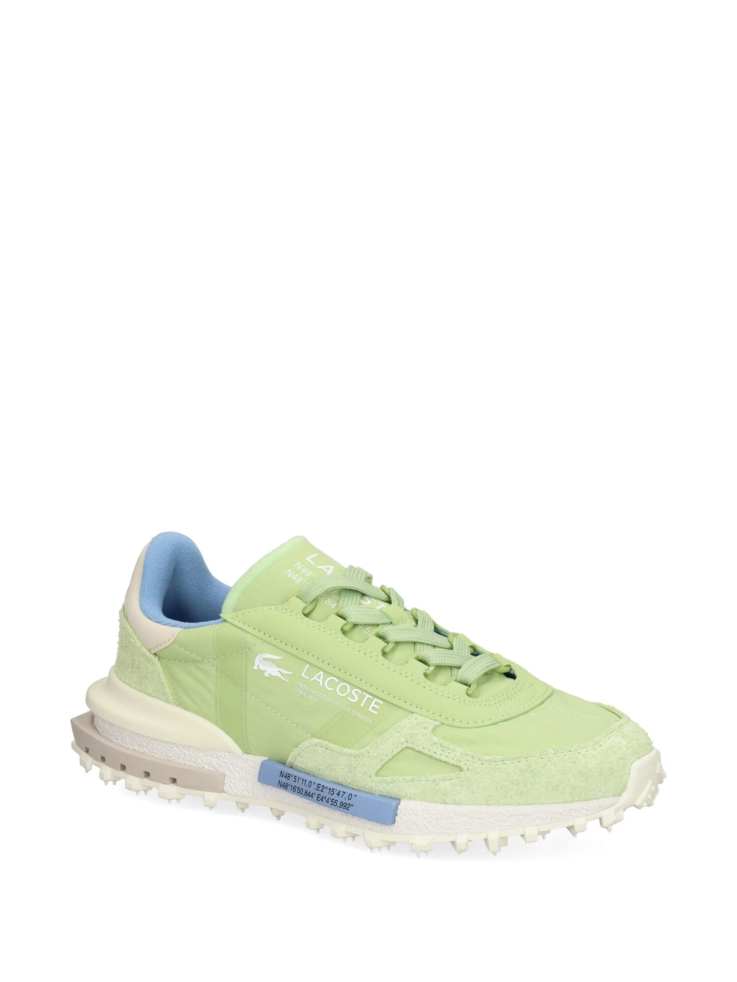 Кроссовки LACOSTE Elite Active panelled sneakers, размер 7.5 UK, зеленый, — фото 1