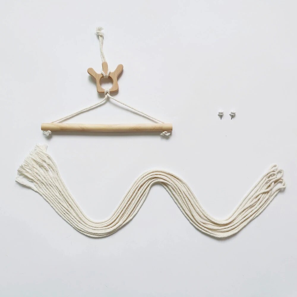 Деревянный держатель для заколок для волос Crown