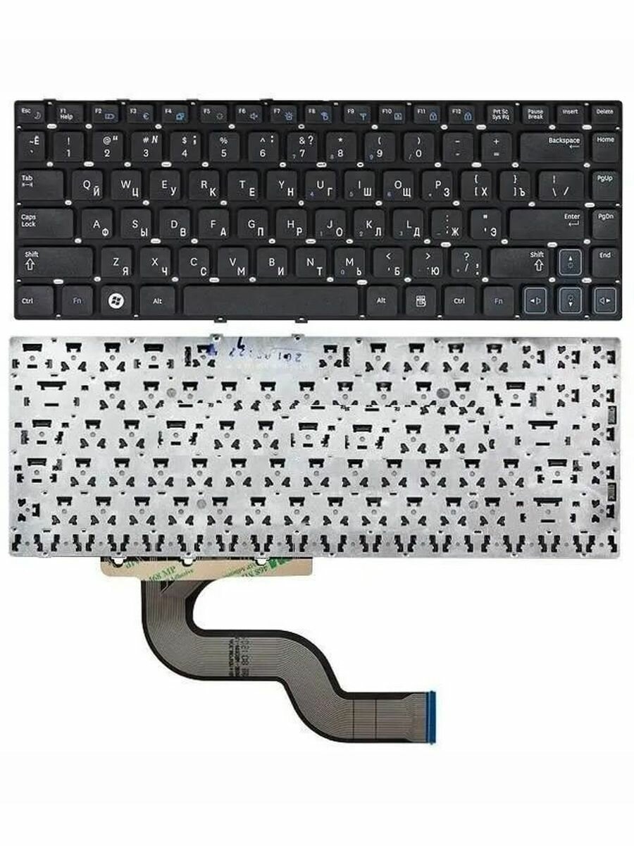 Клавиатура для ноутбука Samsung RC410, RV415, RV420 черная без рамки