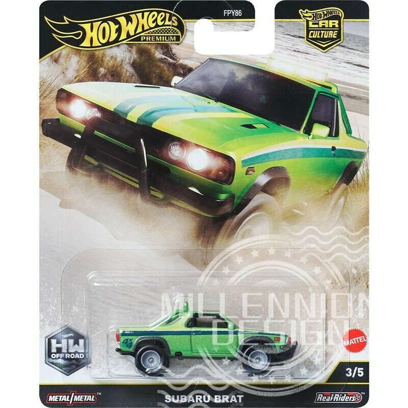 Hot Wheels Elite 2025 Внедорожник 1:64 Золотая Серия Литая Модель(3-Субару BRAT)