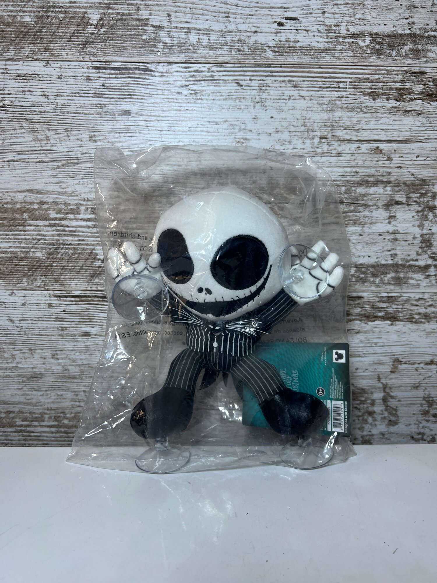 Фигурка Плюшка Джек Скеллингтон, Кошмар перед Рождеством, The Nightmare before Christmas, 20 см с липучками Kidrobot