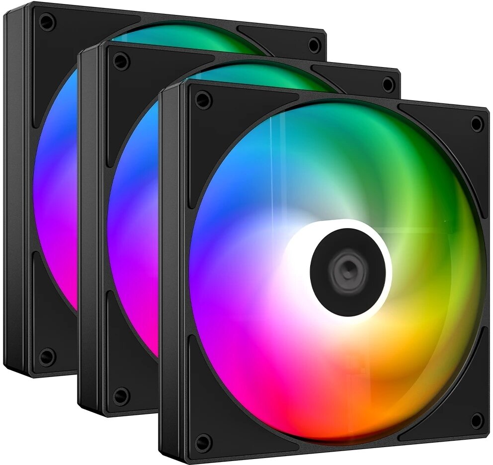Вентилятор для корпуса ID-COOLING AS-120-ARGB-K TRIO (3 шт.)