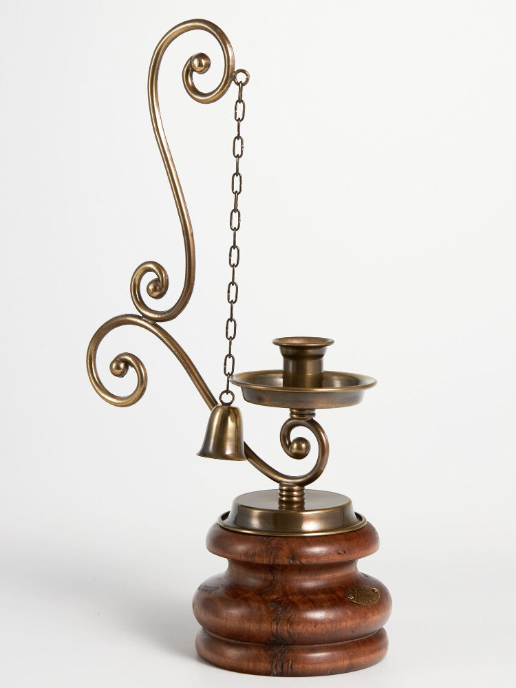 Подсвечник Capanni, классический, латунь, Италия, под антиквариат