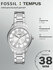 Наручные часы FOSSIL, серебряный