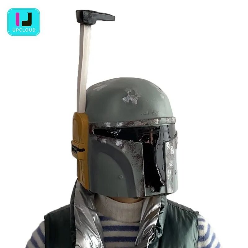 Аксессуар для фигурок Шлем Бобы Фетта Star Wars Косплей аксессуар для взрослых — фото 1