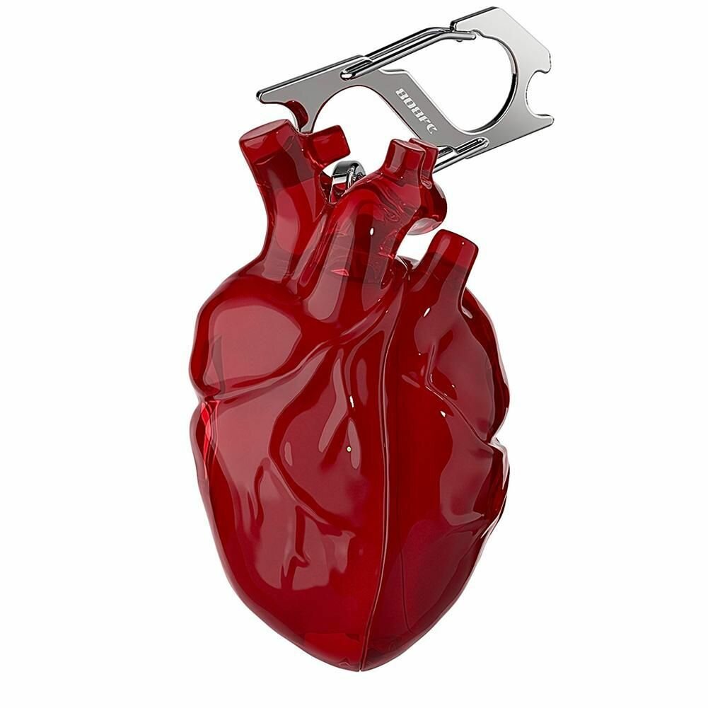 Чехол для наушников в форме сердца, изготовленный методом 3D-печати, подходит для AirPods Pro 3.