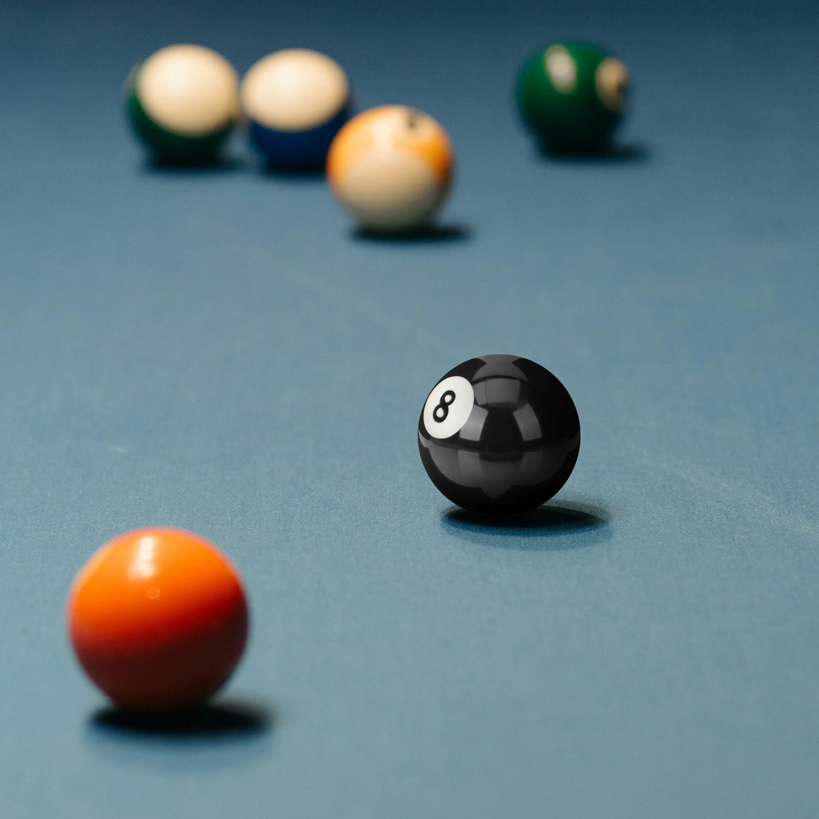 Смоляной черный шар для бильярдного стола для тренировок и игры