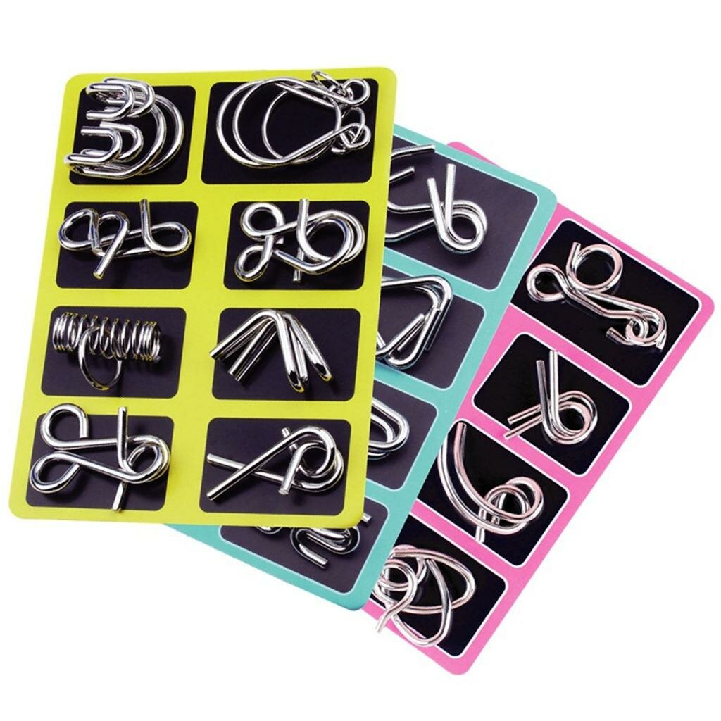 Металлическая головоломка-кольцо, 3