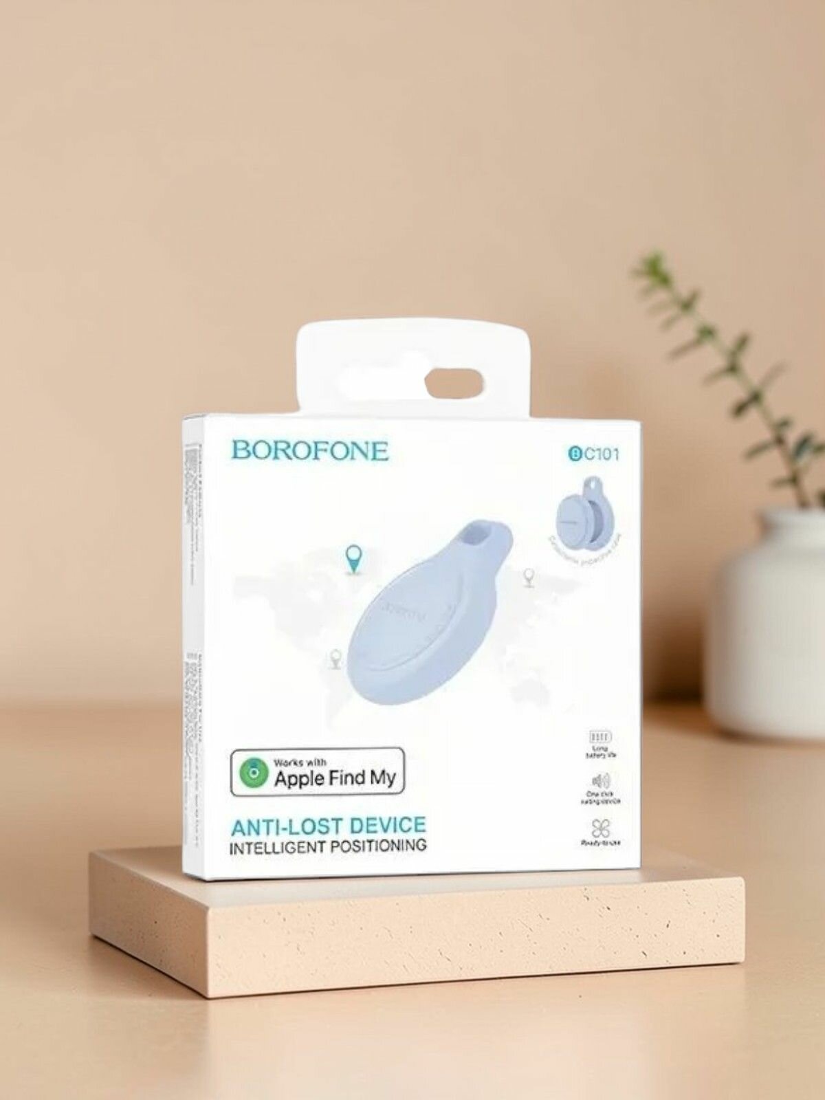 Трекер GPS Borofone С101 для авто, рюкзака и животных