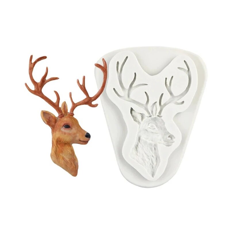 Силиконовая форма для торта Deer Head