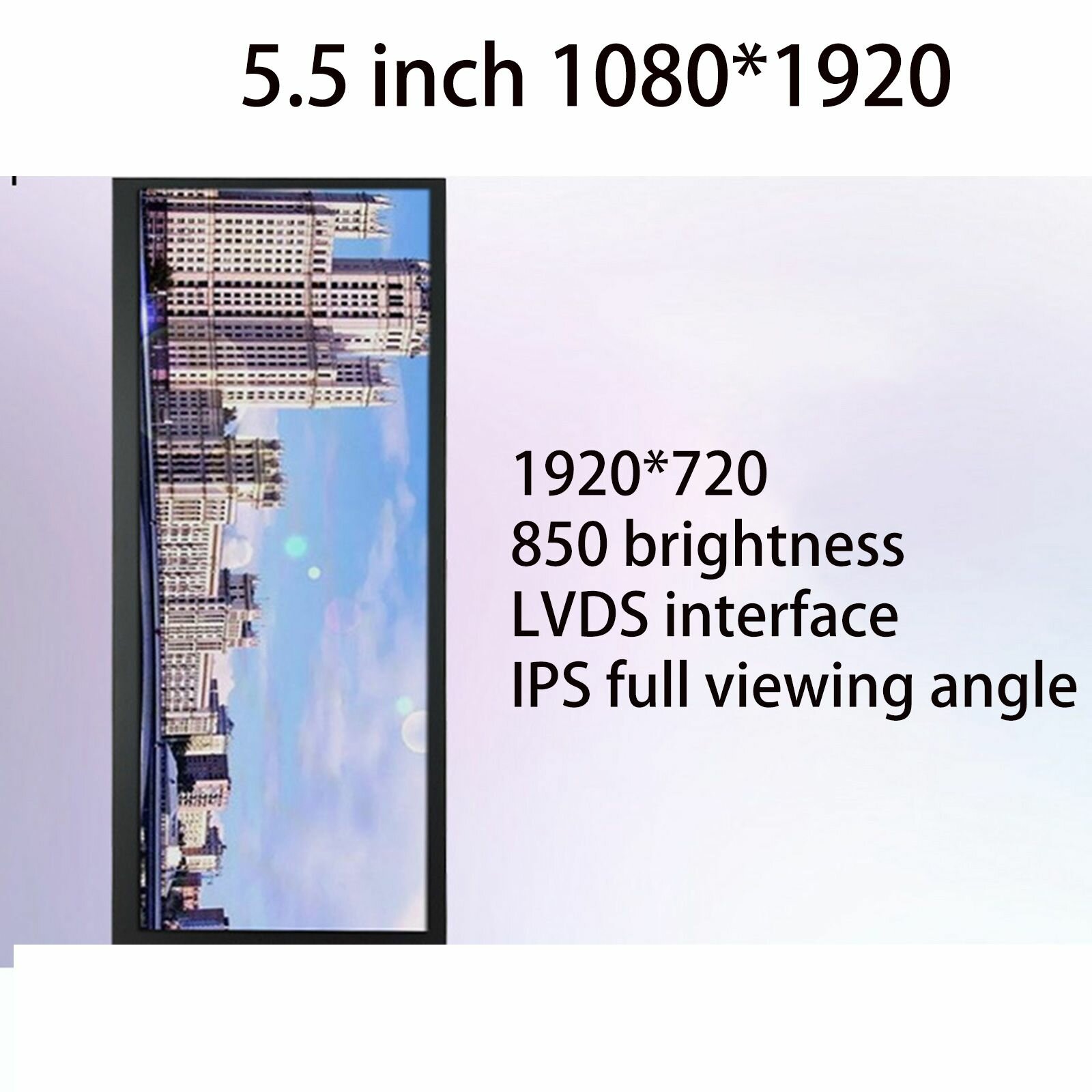55-дюймовый ЖК-модуль 1080x1920 AMOLED DISPLAY на плату MIPI G1548FH101GF-0