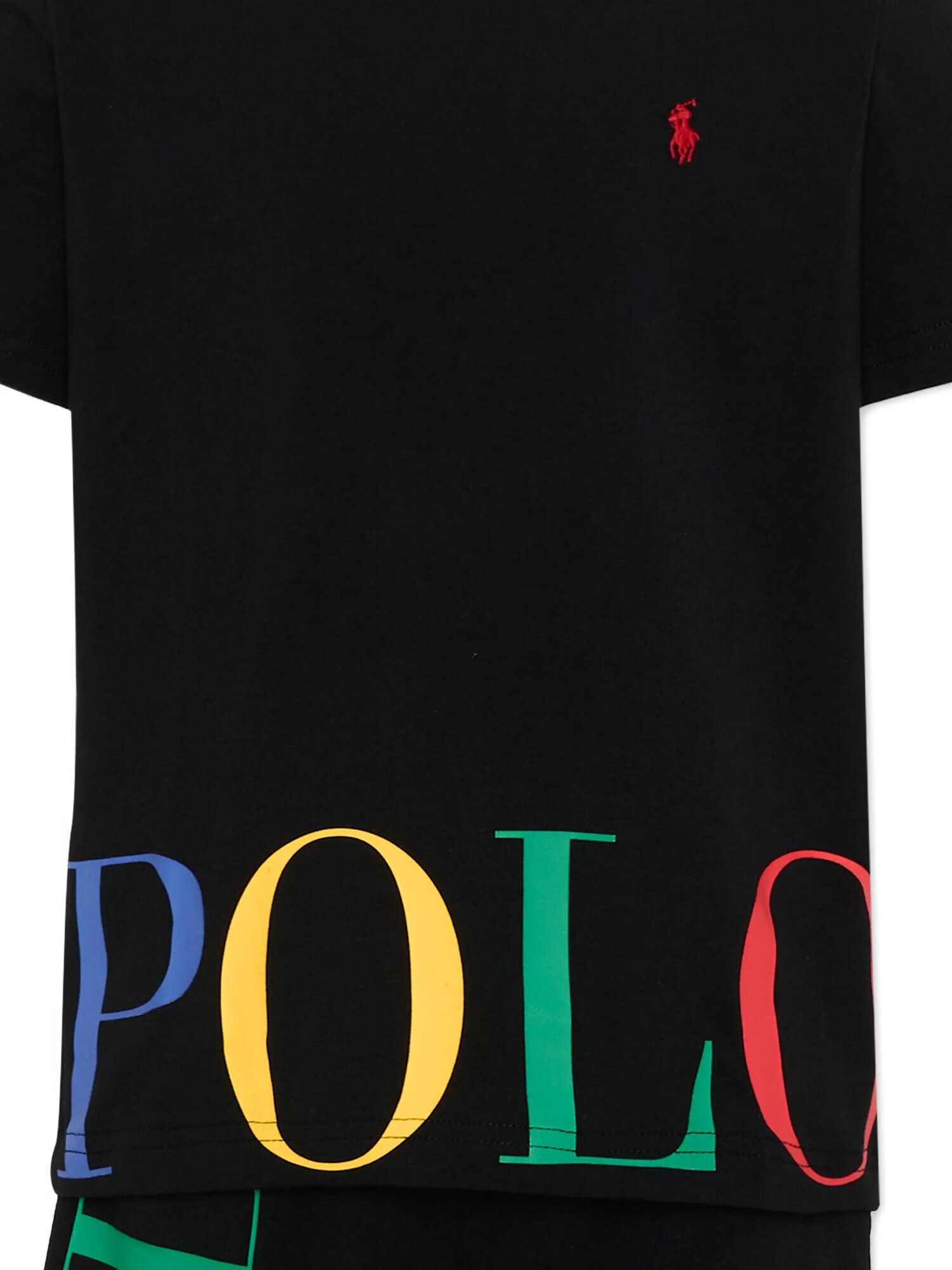 Пижама Polo Ralph Lauren Logo-print pajamas, размер 5 лет, черный — фото 1