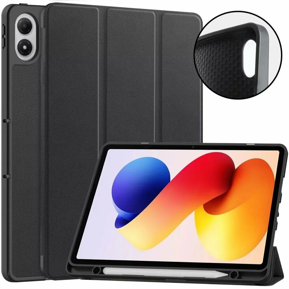 Для Xiaomi Redmi Pad 2 Pro 12.1 дюйма 2025 Smart защитный чехол вращающийся с держателем карандаша совместимый Redmi Pad 2 Pro 5G 12.1"корпуса планшета