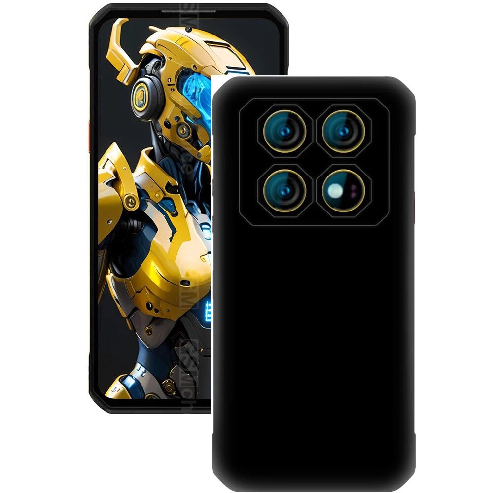 Мягкие чехлы для телефонов из ТПУ для Oukitel WP60, задние чехлы для Oukitel WP 60, защитный силиконовый чехол, прозрачный черный чехол