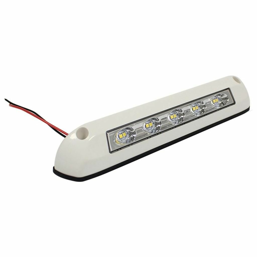 Водонепроницаемый светодиодный светильник для ступеней автодома и каравана 12В/24В 8Вт тёплый белый 600–700 лм IP56