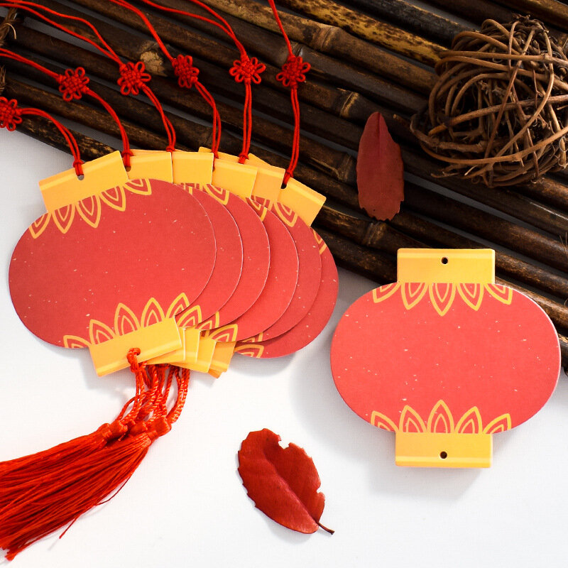 Открытки с пожеланиями и благословениями для фестиваля фонарей, подвесные карточки, поздравительные открытки с пожеланиями и благословениями, украшения для Фестиваля фонарей, карточки с сообщениями для стены желаний, подвесные украшения для дерева желаний.