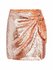 Юбка TOCCIN Dawson sequin ring mini skirt, размер 10, orange