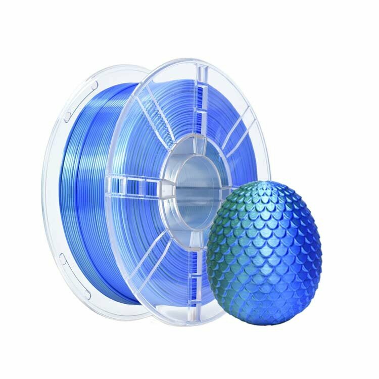 Пластик для 3D принтера PLA филамент трехцветный шелковый