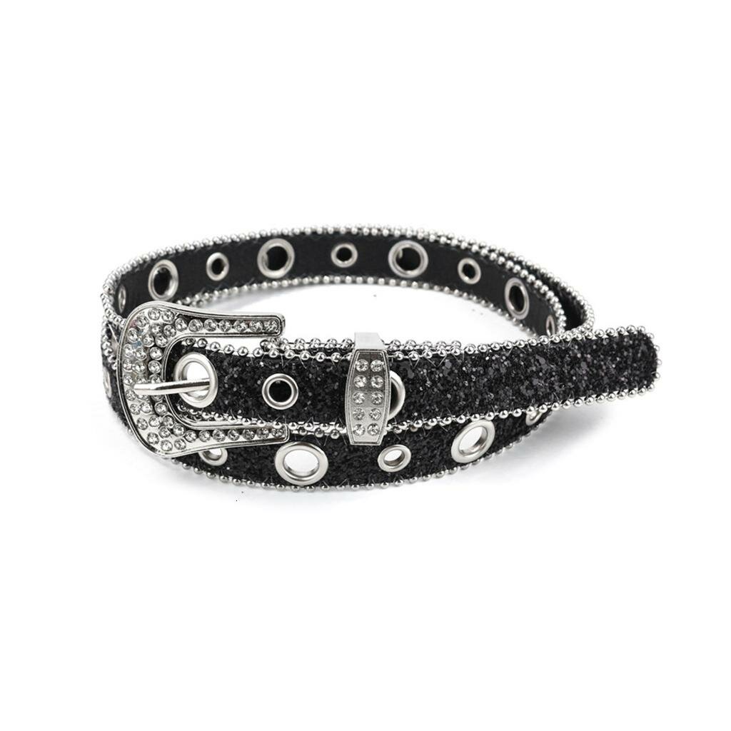 Пояс со стразами для взрослых, 2060 черный 103