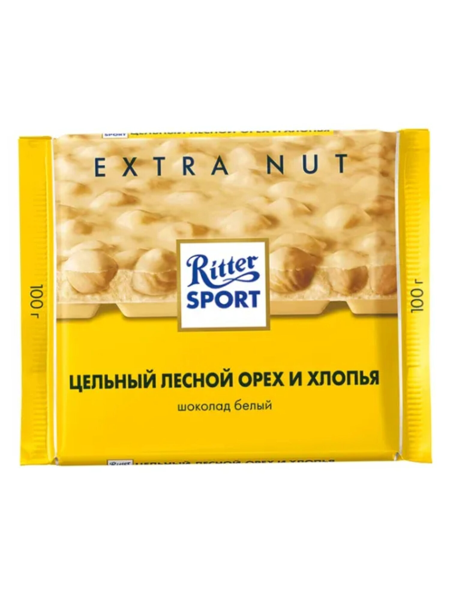 Шоколад белый Ritter Sport Цельный орех и Хлопья 100 г