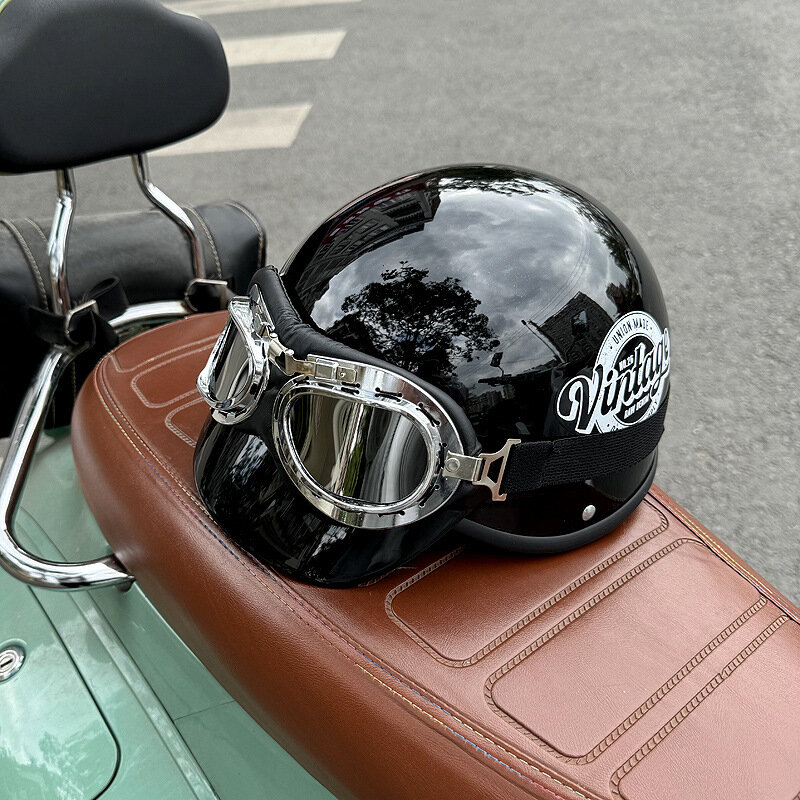 Заводской ретро-шлем Harley 3C для электромобилей, защитный шлем для электромотоцикла, летний солнцезащитный персонализированный полушлем.
