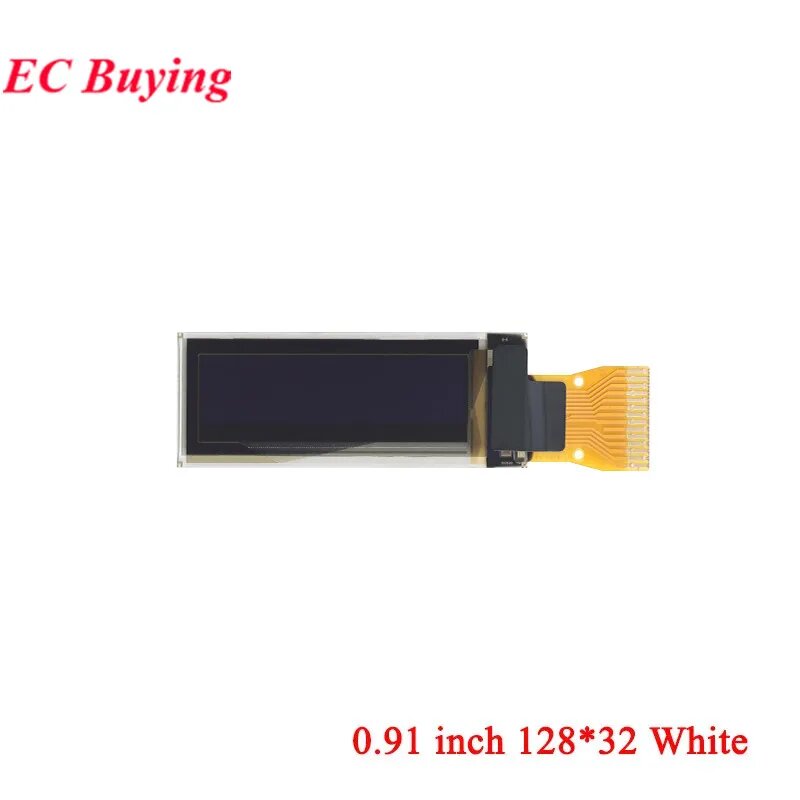 OLED-модуль 0.91 дюйма белый 128x32 EC Buying