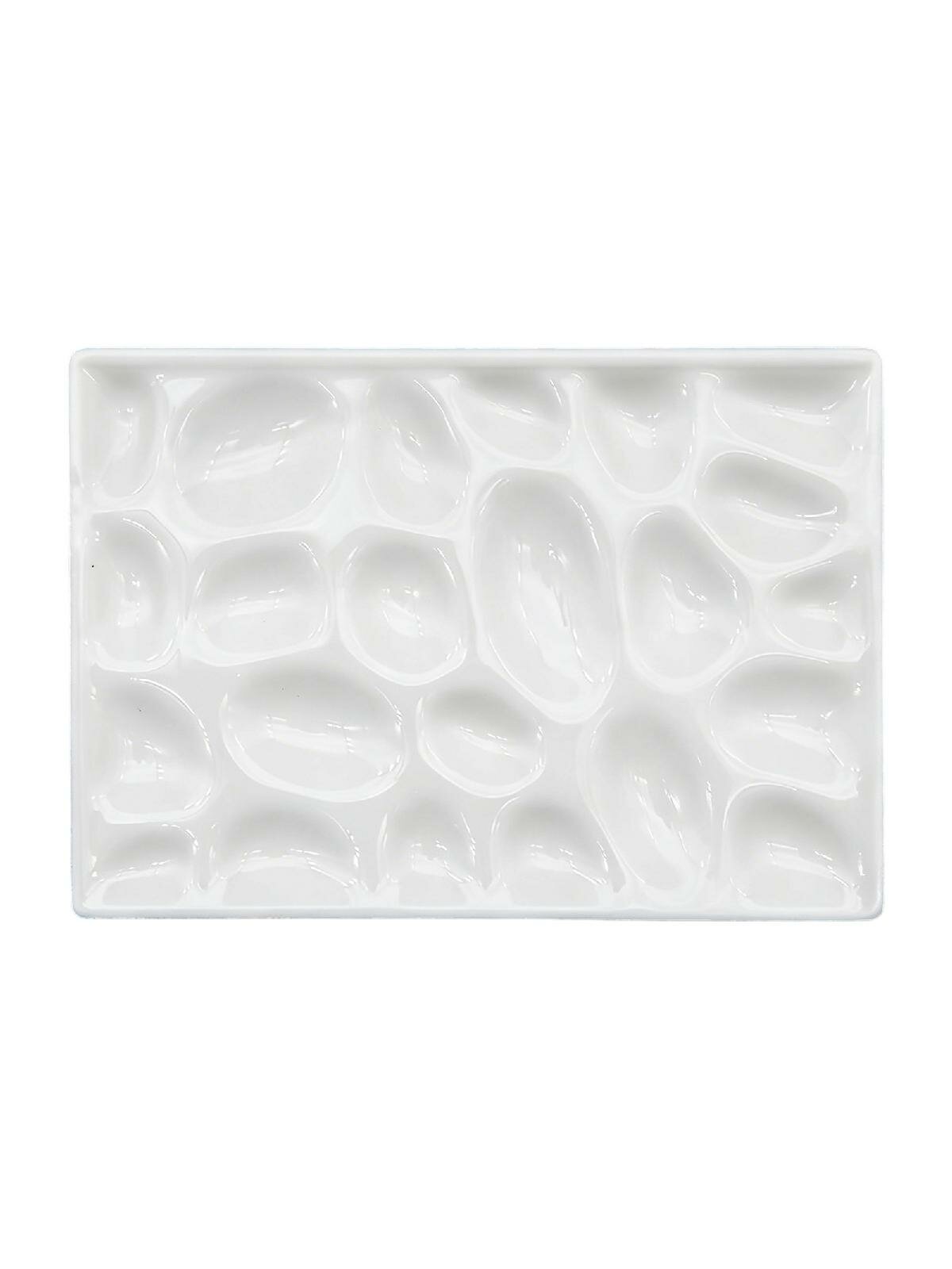 Керамическая палитра для художественных проектов С отделением для смешивания нескольких цветов