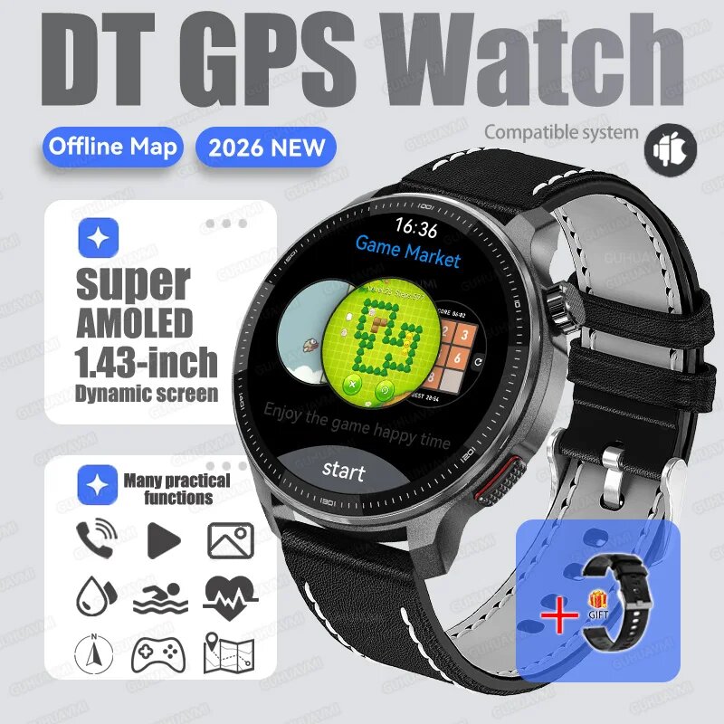 Умные часы DTG6 4G, ремешок Starlight Leather